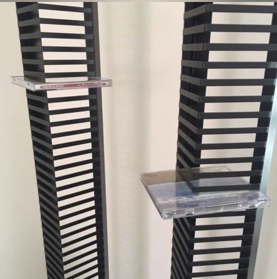 TWO FLOOR-STANDING CD RACKS, Furniture & Home Living, Home Decor, Other ...