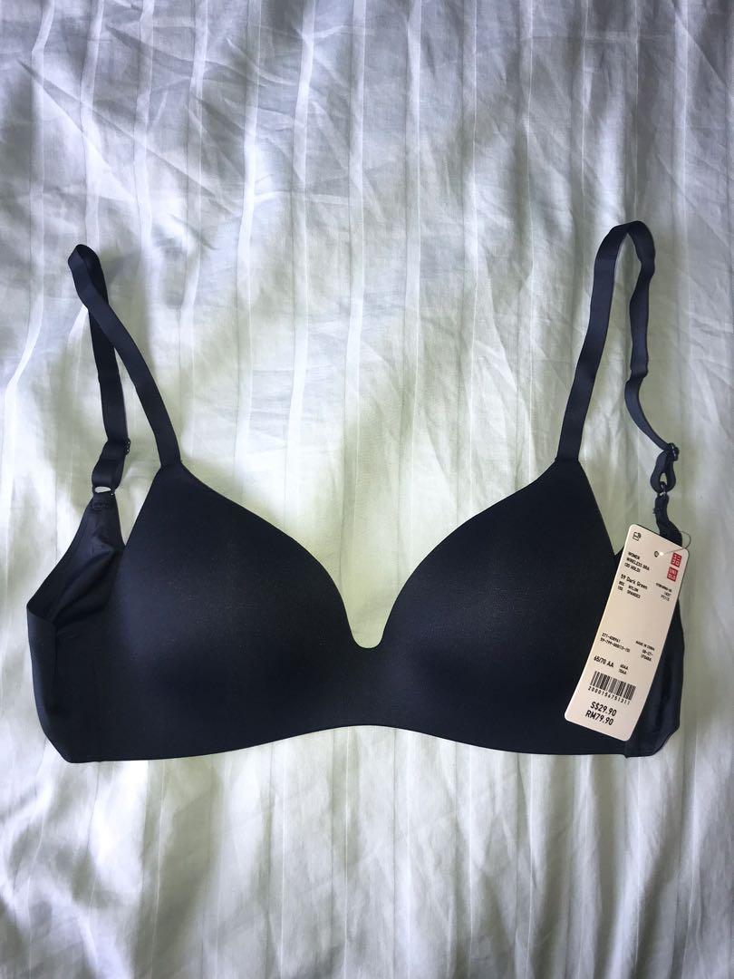 Uniqlo Wireless Bra (65/70 AA), Women's Fashion, New Undergarments ...