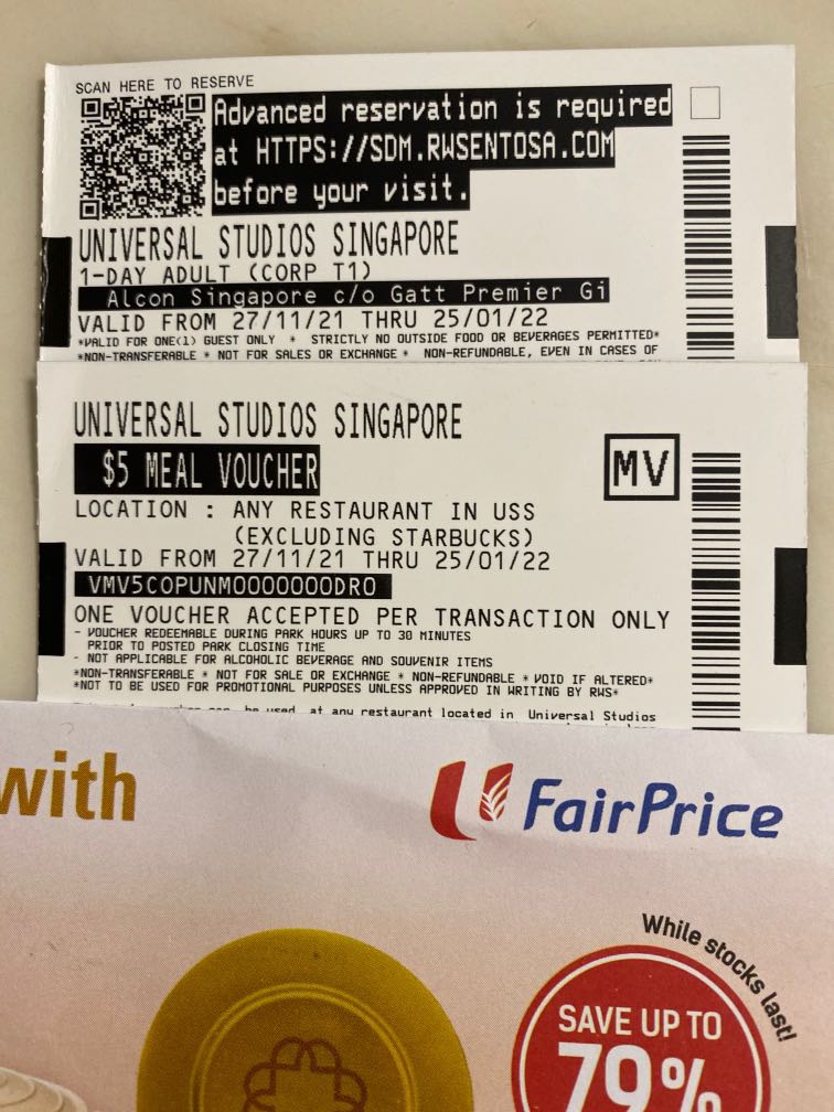 Uss Sentosa Adult Ticket x 1, Tickets & Vouchers, Local Attractions ...