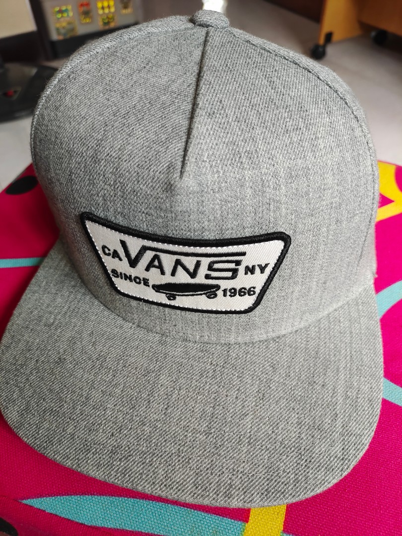 Vans Cap (Grey), Men's Fashion, Watches & Accessories, Caps & Hats on ...