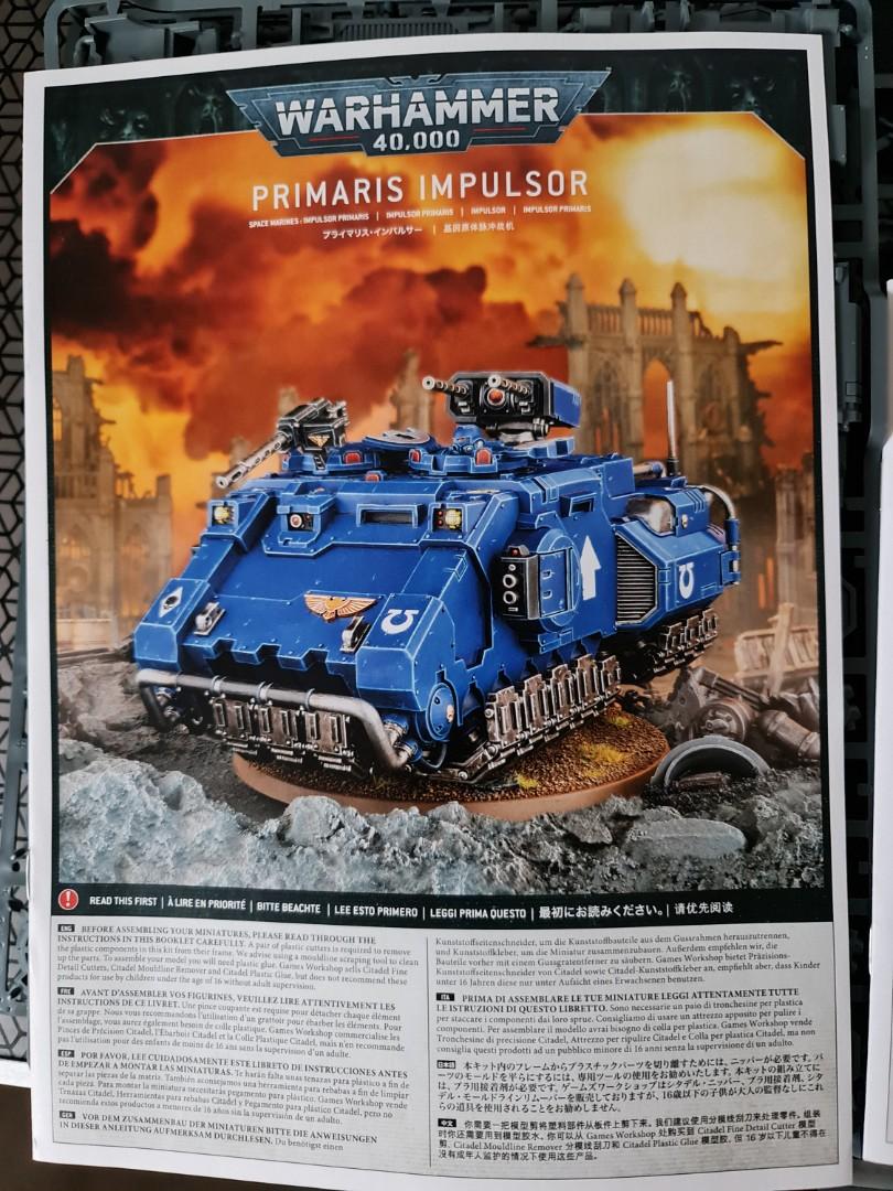 Warhammer 40000 Primaris Impulsor and Primaris Invictor Tactical ...