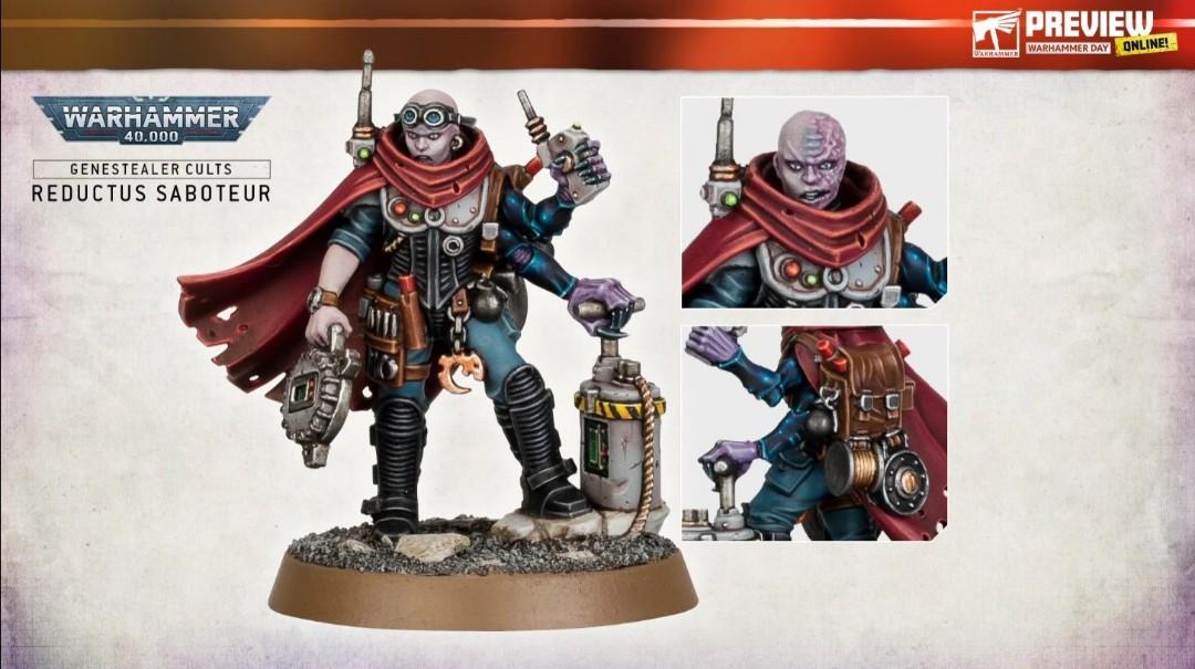 WARHAMMER 40K SHADOW THRONE: GENESTEALER CULT (GSC) HALF OF THE BOX ...