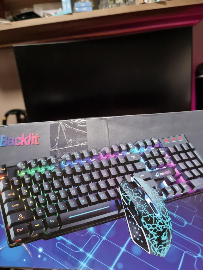 Wireless Gaming Keyboad And Mouse Set Computers And Tech Parts