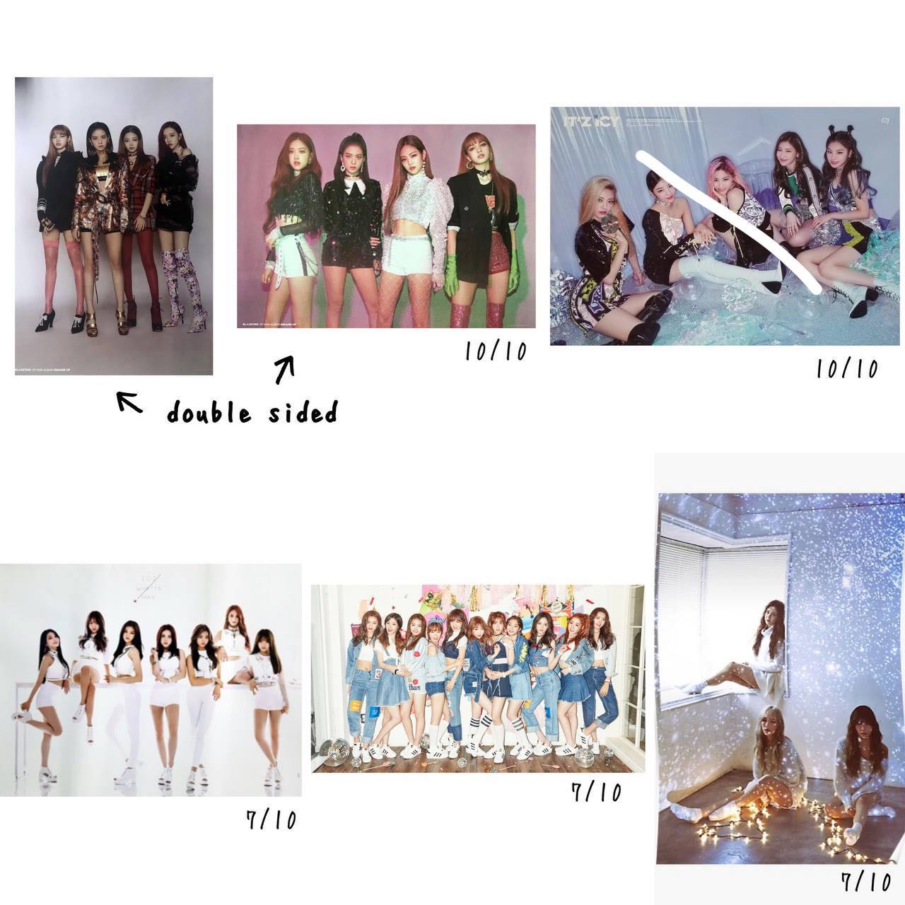 wts kpop posters clearance seventeen itzy blackpink jennie ioi chungha ...