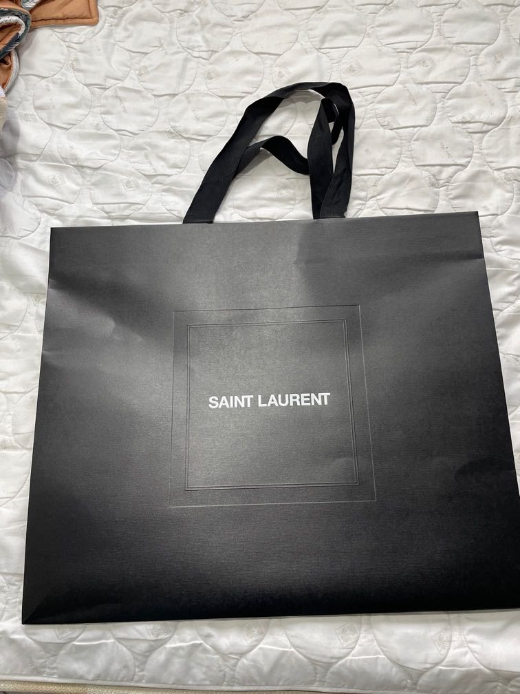 Ysl paper bag, Women's Fashion, Bags & Wallets on Carousell