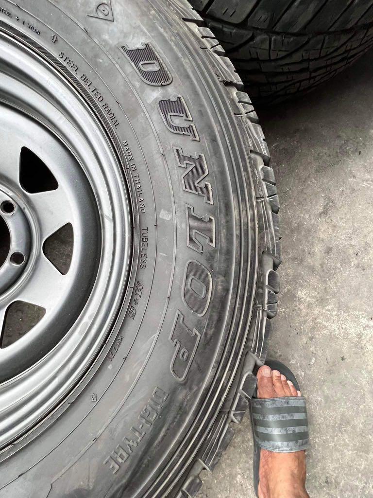 16” ROH Steel rims used 6Holes pcd 139 with 275-70-r16 Dunlop Tires ...