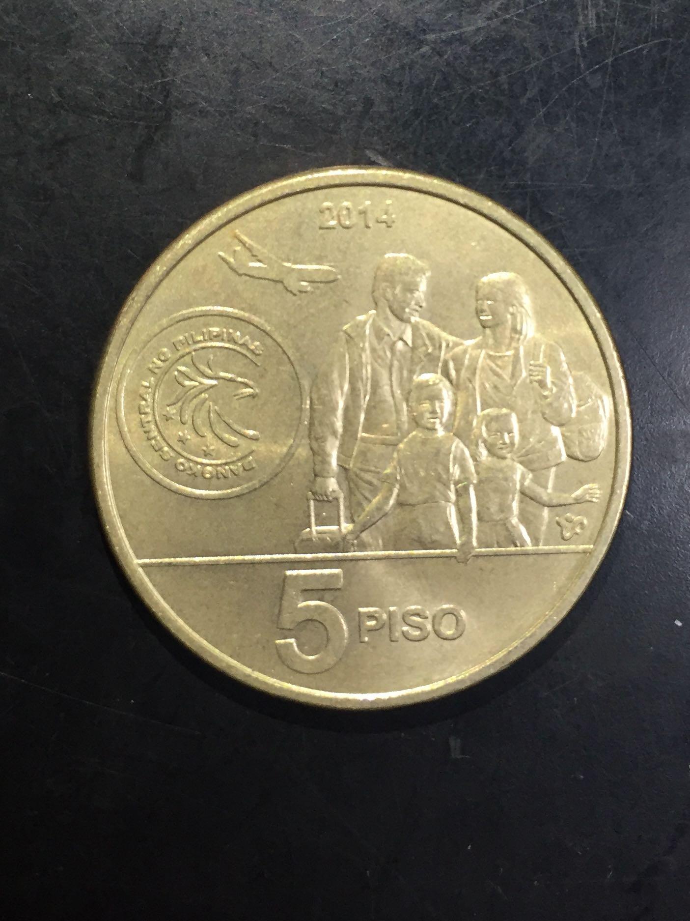 5 Piso 2014 Bagong Bayani, Hobbies & Toys, Memorabilia & Collectibles ...