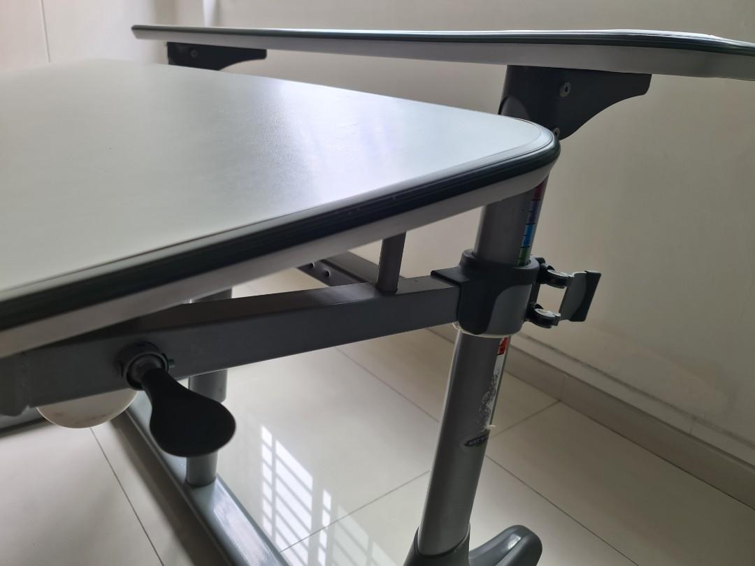 Height adjustable, ergonomic, 2-tier desk/table, Furniture & Home ...