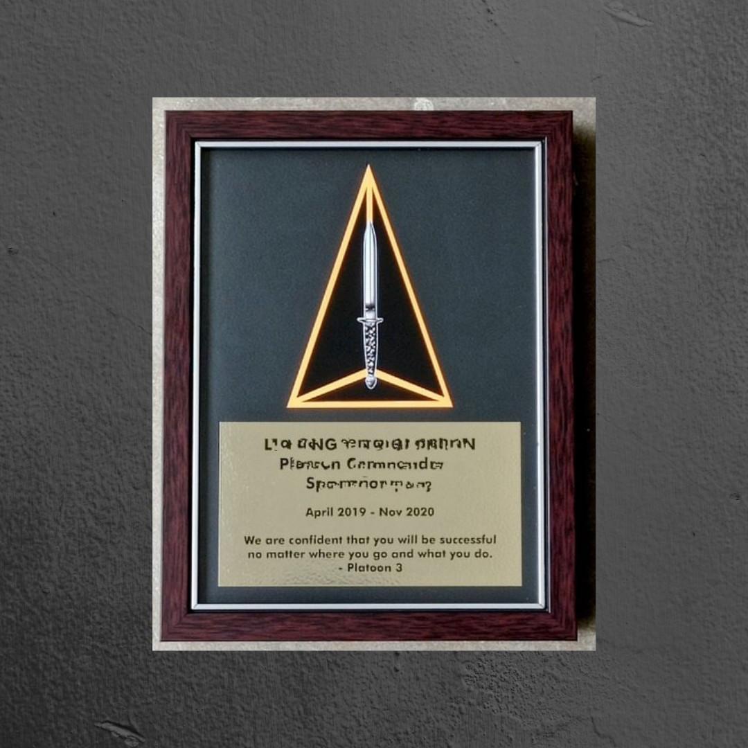 ADF plaque - Army Deployment Force - SAF Army, Hobbies & Toys ...