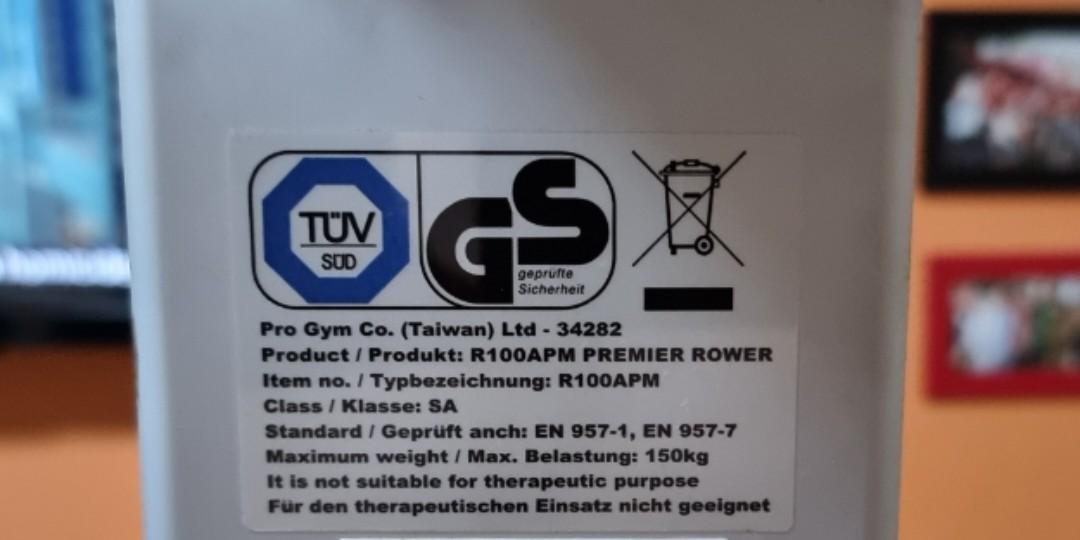 AIBI PREMIER ROWER R100APM, Sports Equipment, Exercise & Fitness ...