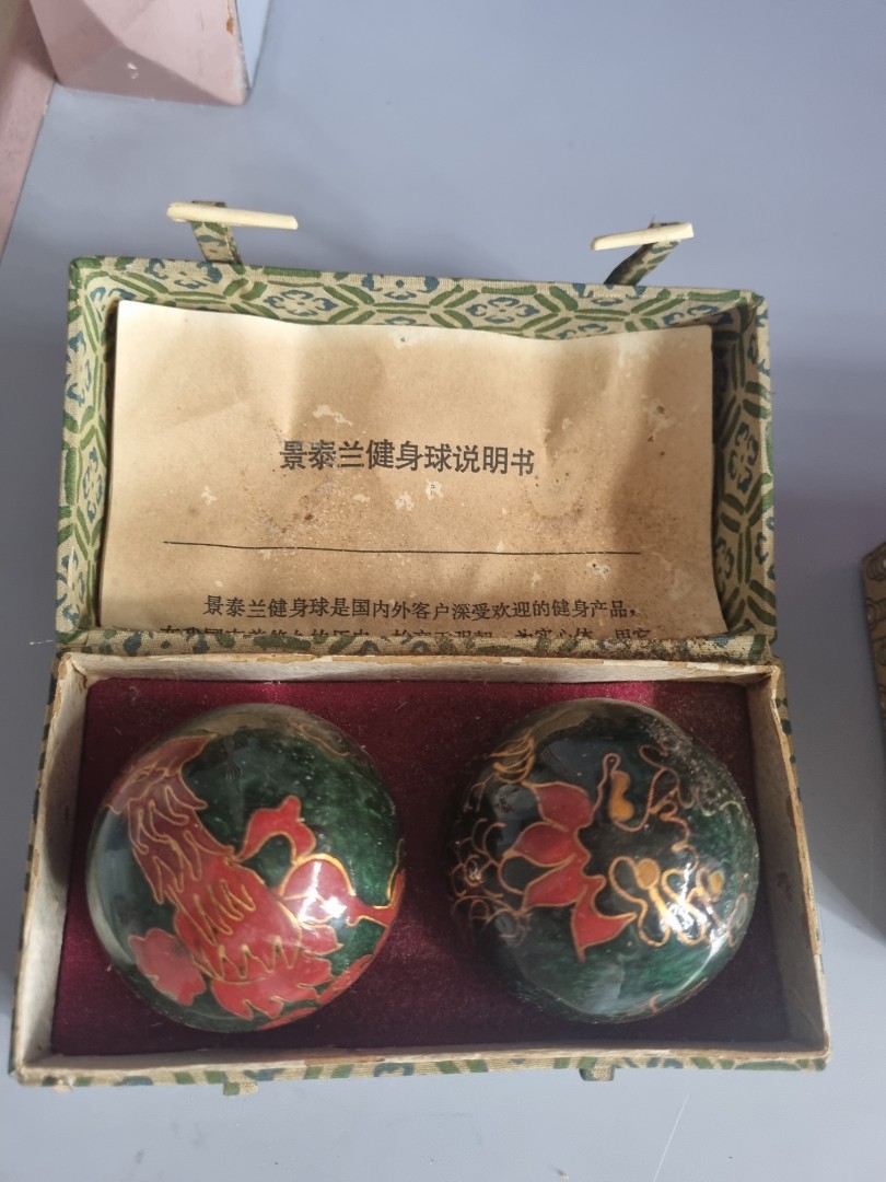 Vintage Chinese chiming balls from china, Hobbies & Toys, Memorabilia ...