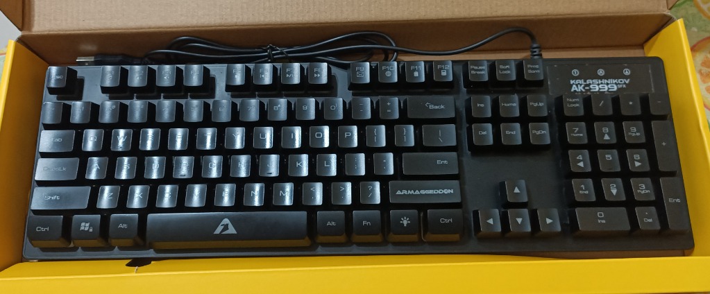 Armageddon AK-999 SFX Keyboard, Computers & Tech, Parts & Accessories ...