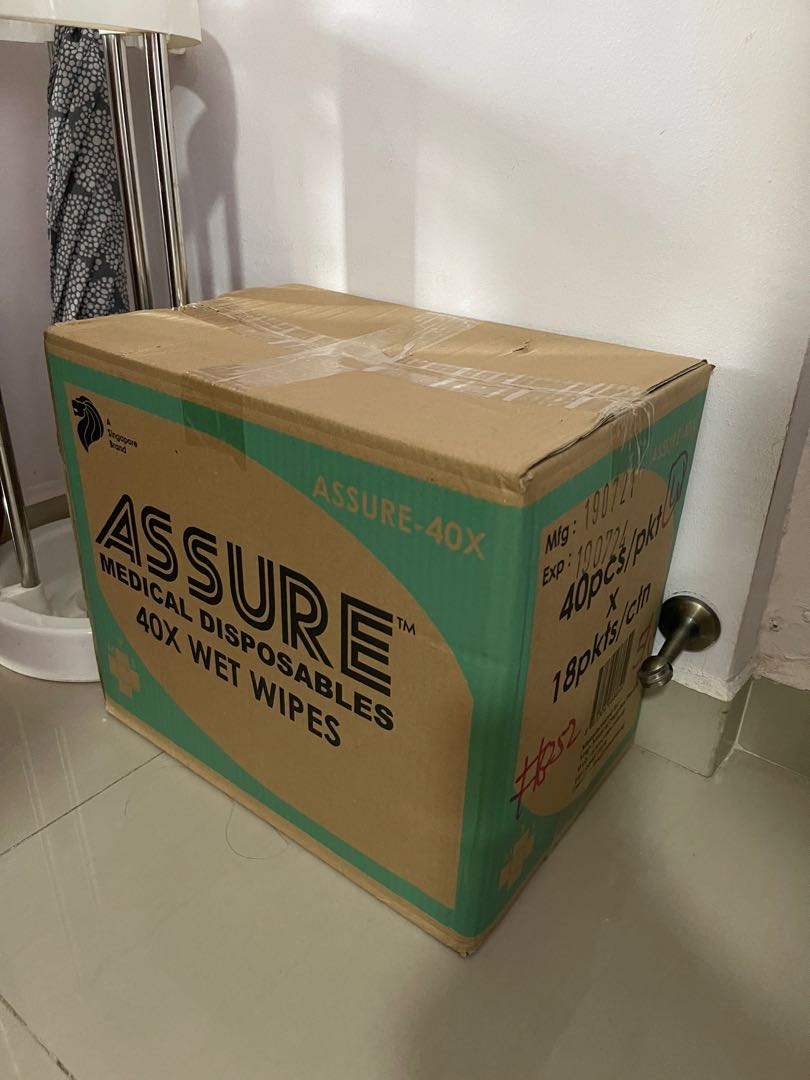 Assure Wet Wipes, Health & Nutrition, Assistive & Rehabilatory Aids ...