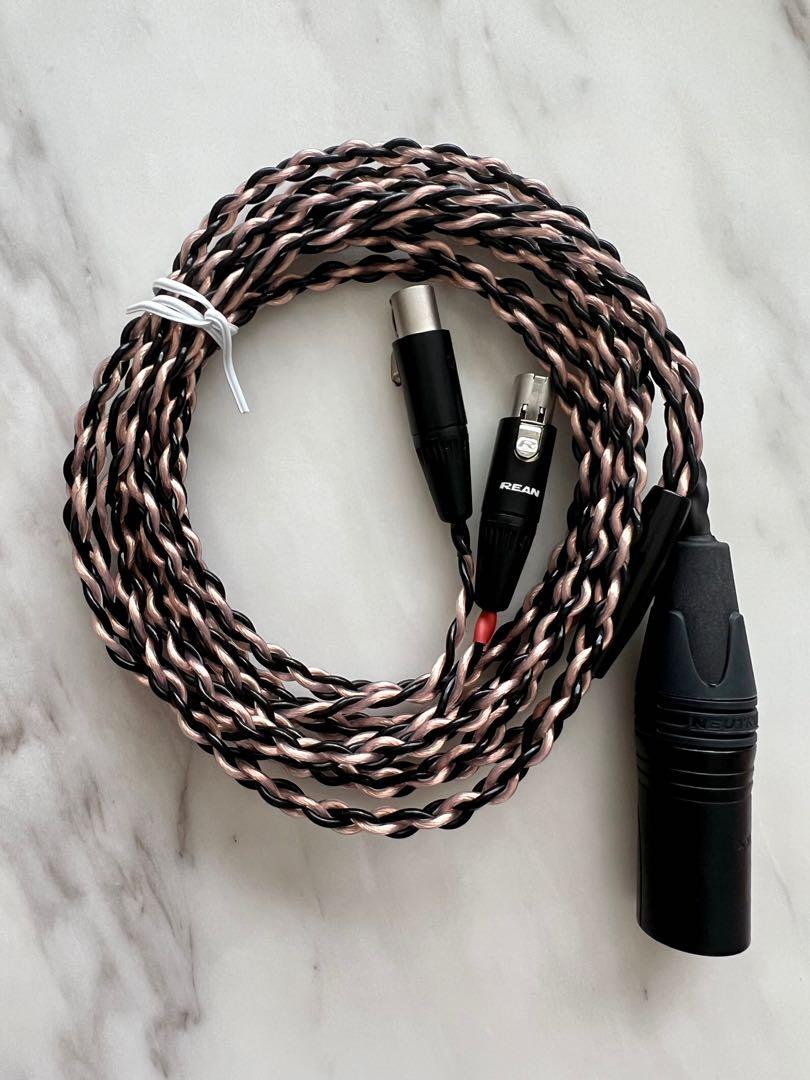 Audeze Premium LCD cable 4pin xlr fits Kennerton ZMF MEZE Empyrean Elite, Audio, Headphones ...