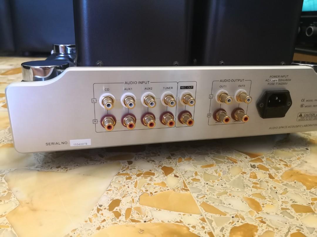 Audio Space Reference 2S Line Amplifier 300B 6SN7 6SL7 - tube ...