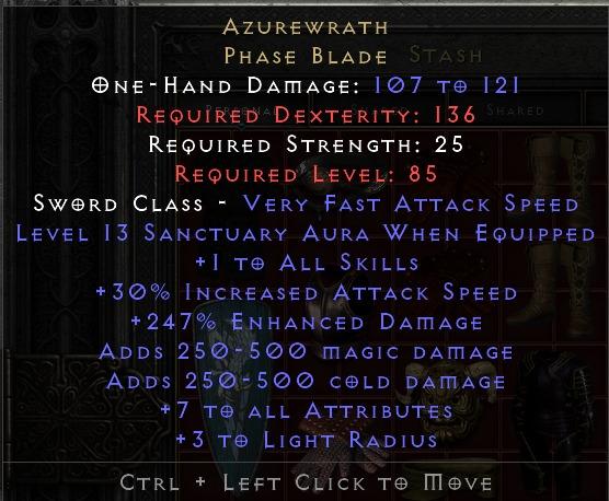 Azurewrath 247ED / 7, Video Gaming, Gaming Accessories, In-Game ...