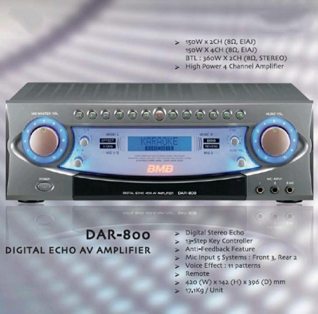 BMB DAR-800 Amplifier, Audio, Other Audio Equipment on Carousell