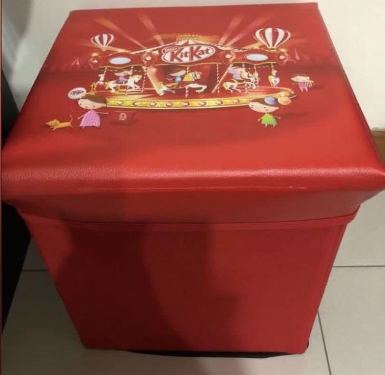 BN Kit Kat Storage/Sitting Stool Box, Furniture & Home Living, Home ...