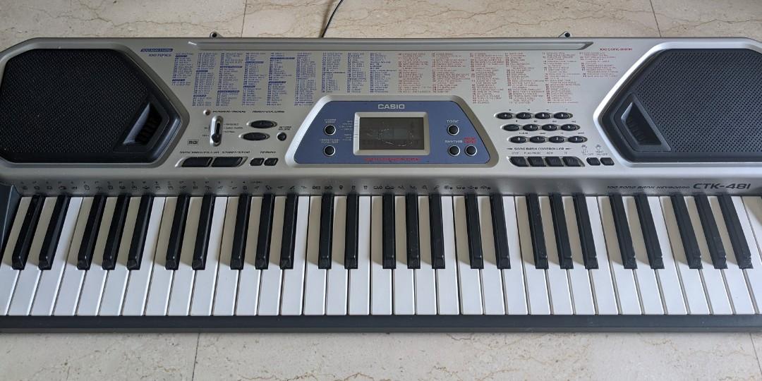 Casio Keyboard CTK-481, Hobbies & Toys, Music & Media, Musical ...