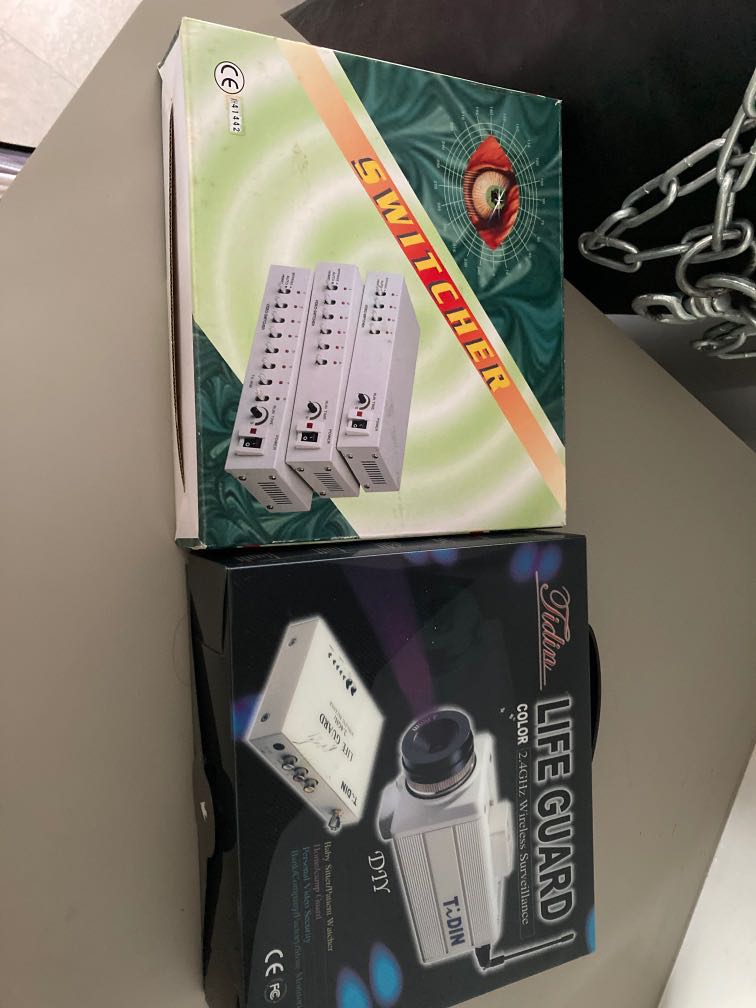 CCTV camera and switcher, Furniture & Home Living, Security & Locks ...