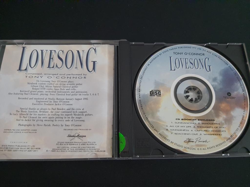 (CD) Tony O' Connor - Lovesong, Hobbies & Toys, Music & Media, CDs ...