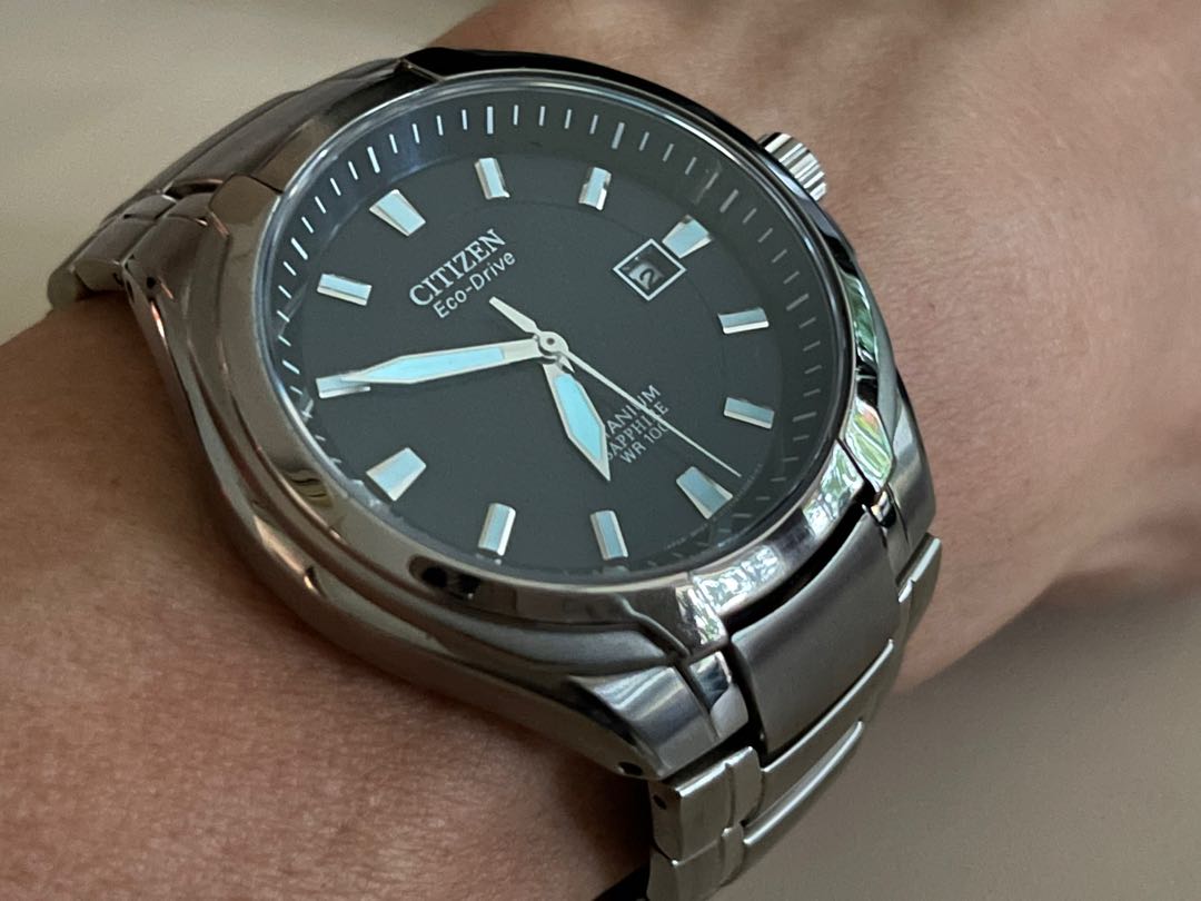 Full Titanium Watch Citizen BM7170-53L Eco-Drive, Luxury, Watches on ...