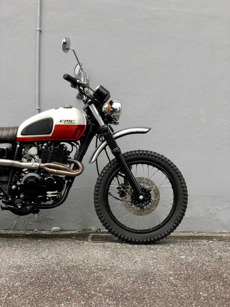 CMC XY400 Classic Scrambler, Motorbikes on Carousell