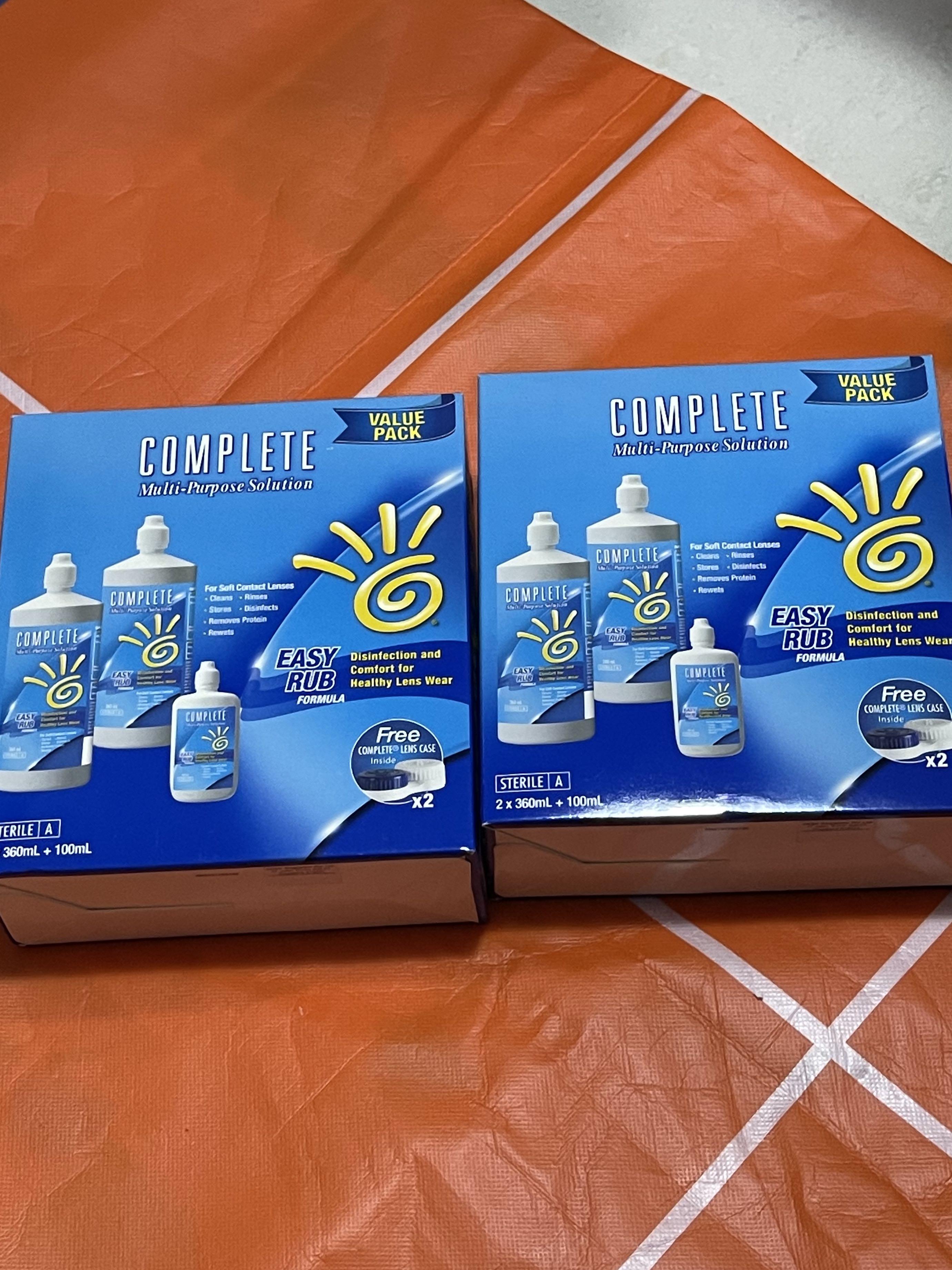 Complete Multi-Purpose Solution for Contact Lens Wearers, Beauty & Personal Care, Vision Care on ...