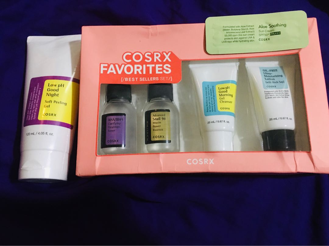 COSRX FAVORITES SET PLUS LOW PH GOODNITE 120mL (from korea), Beauty ...