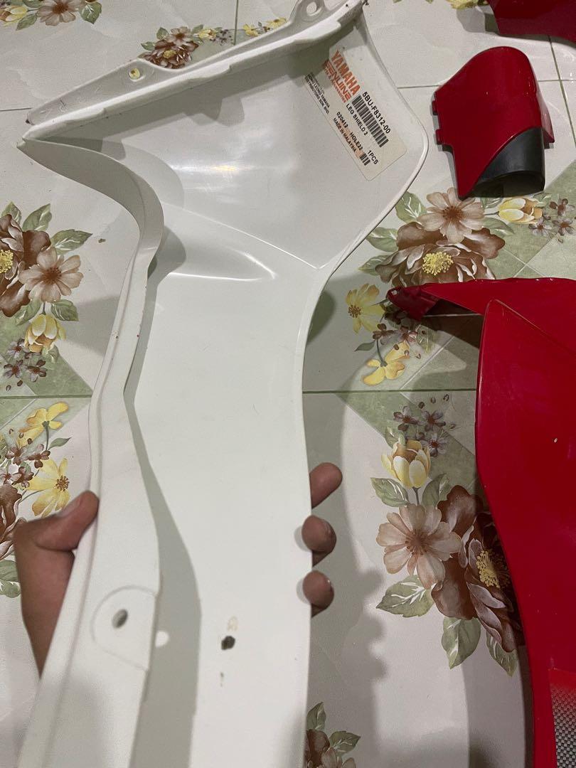 Coverset 125z first model merah bata om, Auto Accessories on Carousell