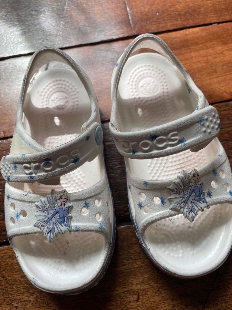 Crocs Girl’s Fun Lab Disney Frozen 2 Sandal, Babies & Kids, Babies ...