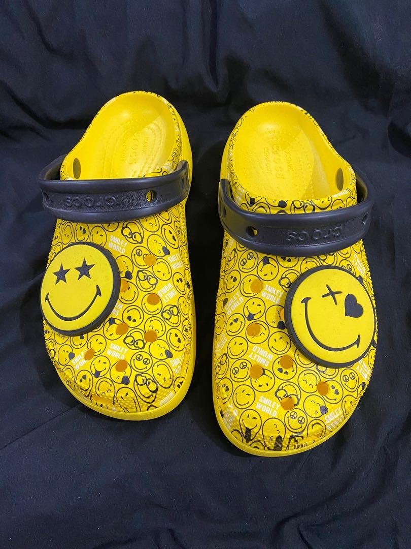 Crocs Smiley Classic Platform, Women's Fashion, Footwear, Wedges on ...