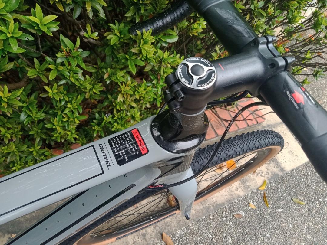 Cyclo-cross TWITTER Carbon Frame 48cm 22-Speed RETROSPEC Internal ...