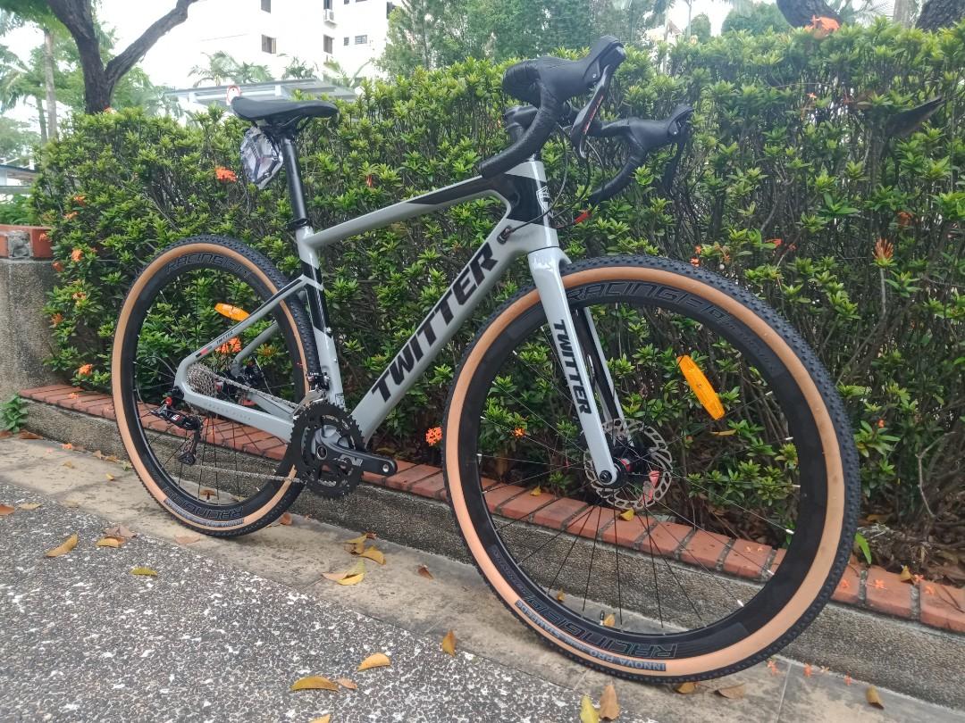 Cyclo-cross TWITTER Carbon Frame 48cm 22-Speed RETROSPEC Internal ...