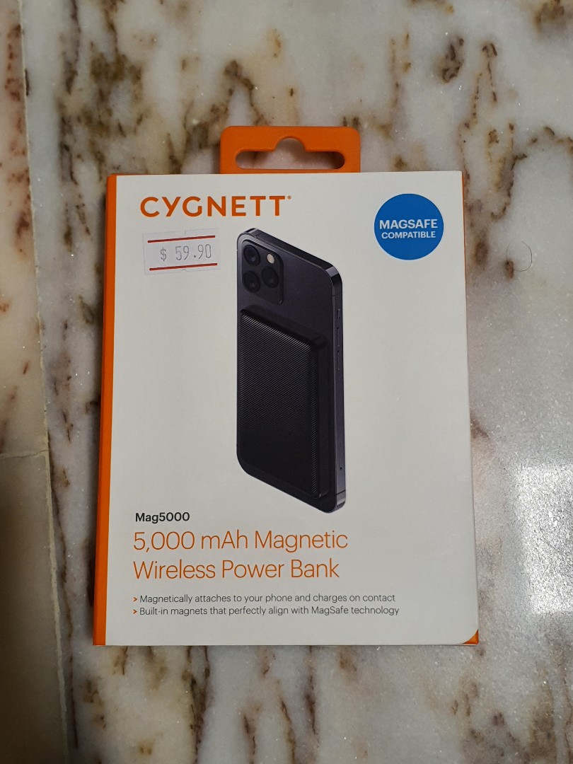 Cygnett magnetic wireless power bank, Mobile Phones & Gadgets, Mobile ...