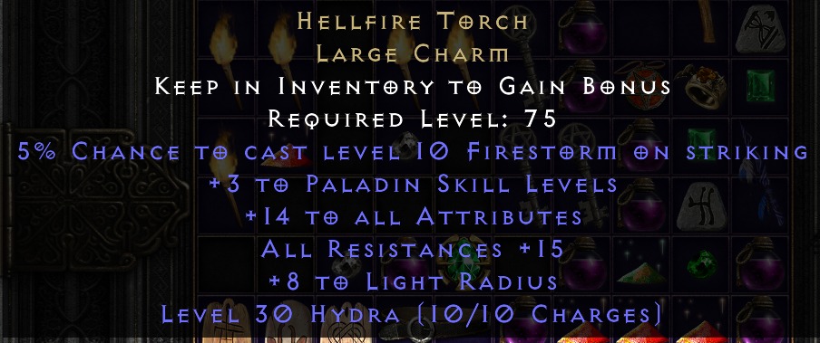 D2R Diablo II Resurrected 1212 Sale Hellfire Torch All classes Unid too ...