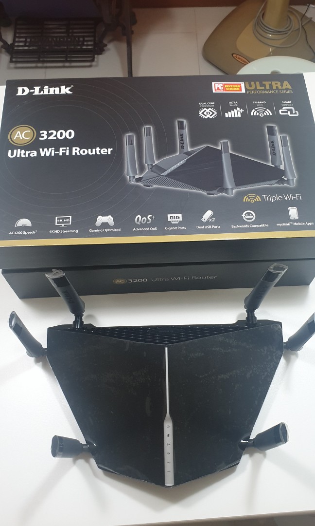 D-link DIR 890L Router (Spider), Computers & Tech, Parts & Accessories ...