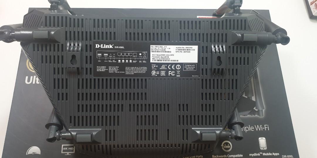 D-link DIR 890L Router (Spider), Computers & Tech, Parts & Accessories ...