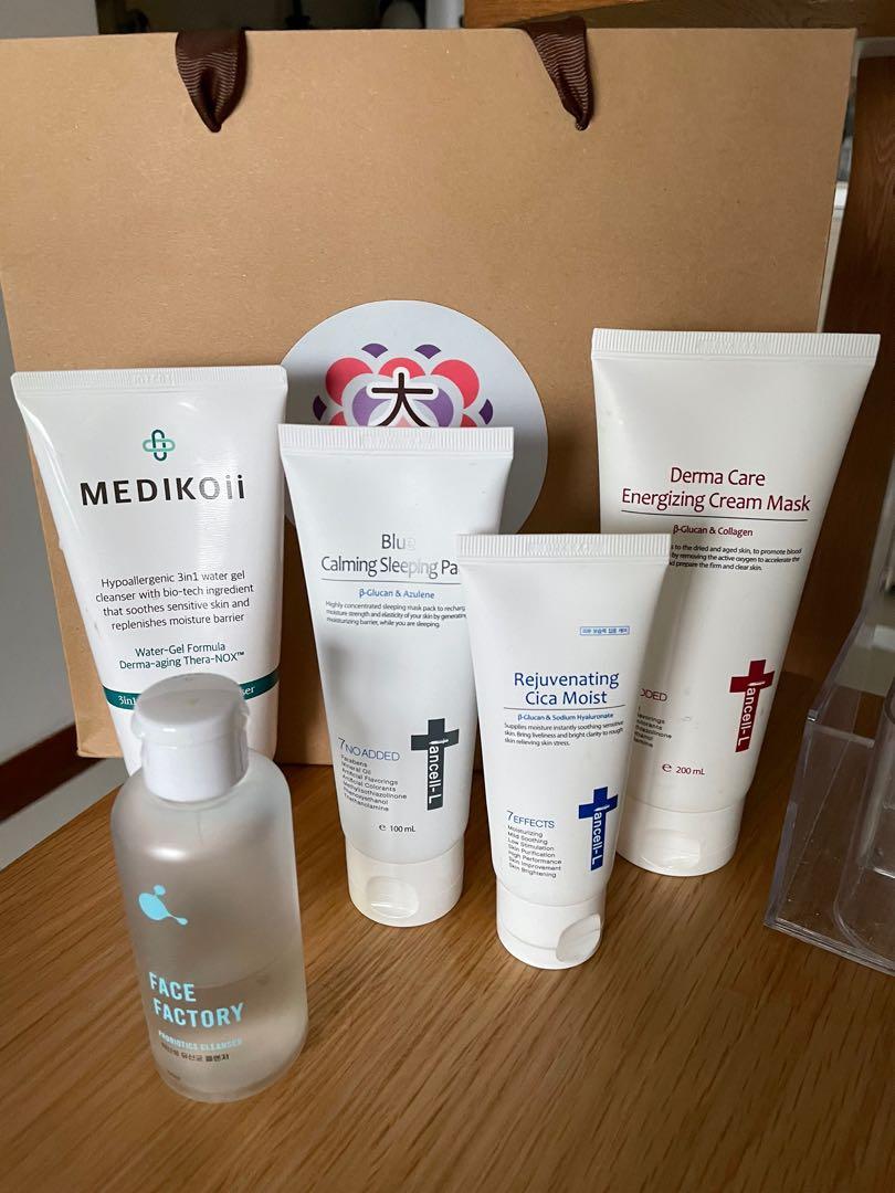 Dr Ba skincare set moisturiser, oil, clarifying cream travel set ...