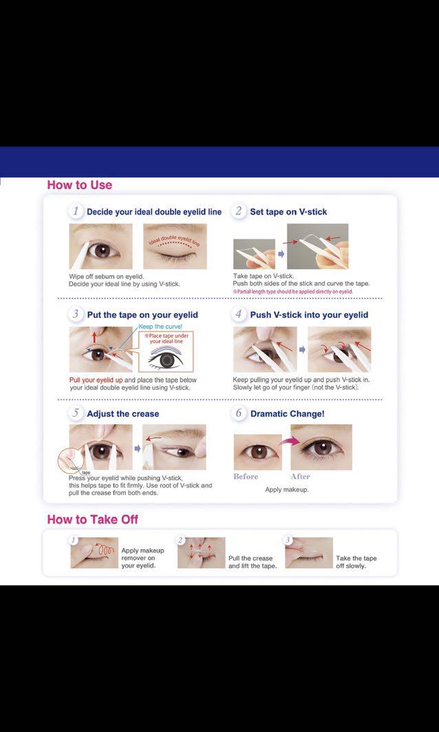 DUP Wonder Double Eyelid Tape, Beauty & Personal Care, Face, Makeup on ...