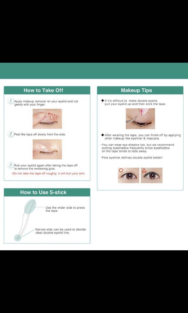 DUP Wonder Double Eyelid Tape, Beauty & Personal Care, Face, Makeup on ...