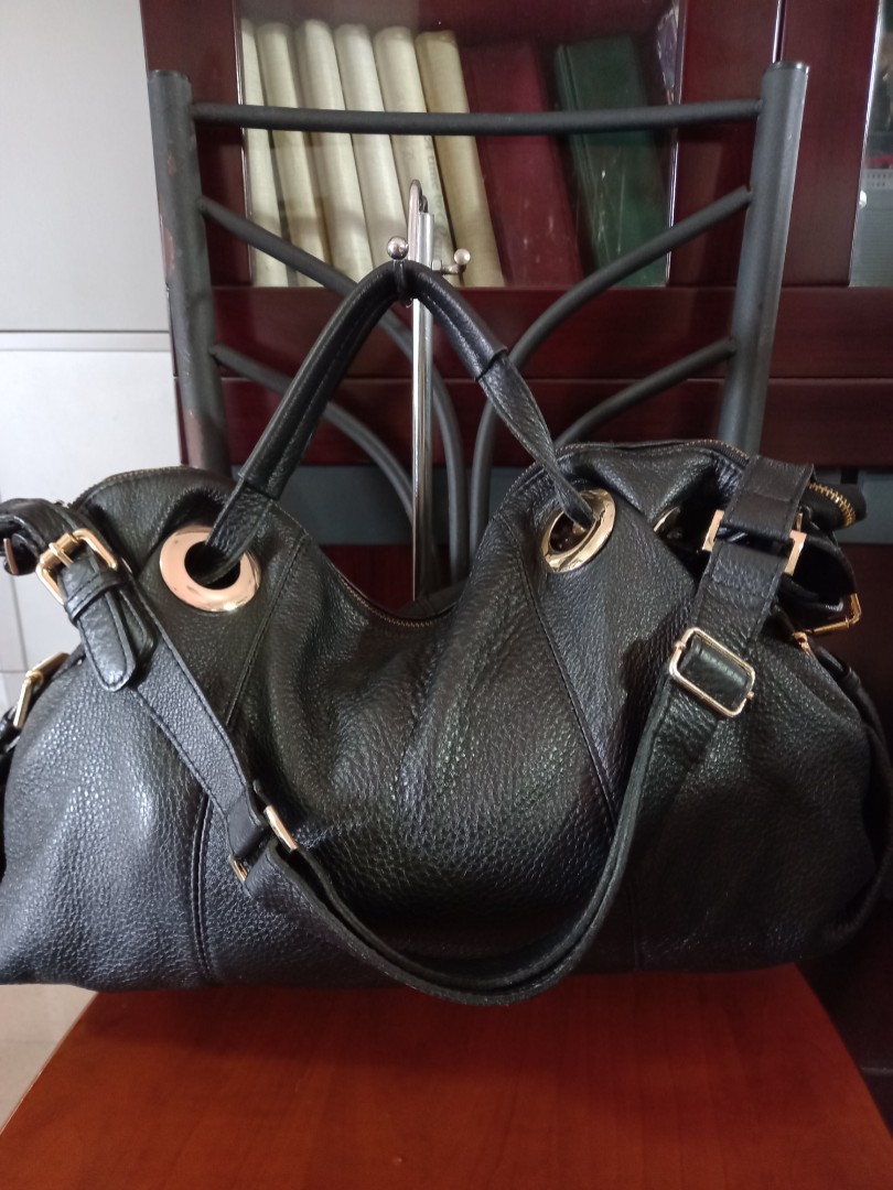 ENSOEN GENUINE LEATHER 2 WAY BAG, Luxury, Bags & Wallets on Carousell
