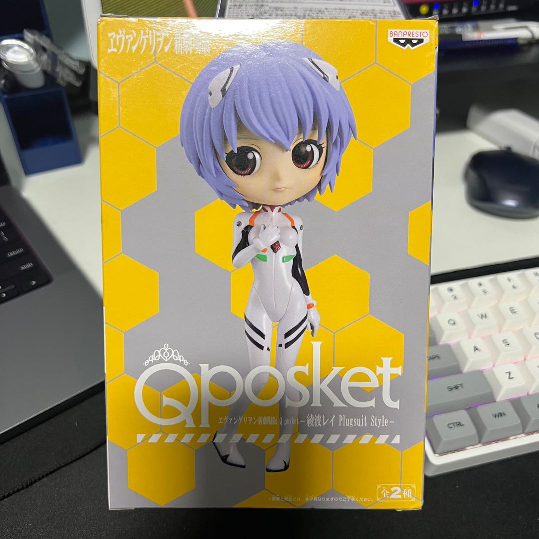 Evangelion Rei Plugsuit Style Qposket, Hobbies & Toys, Toys & Games on ...