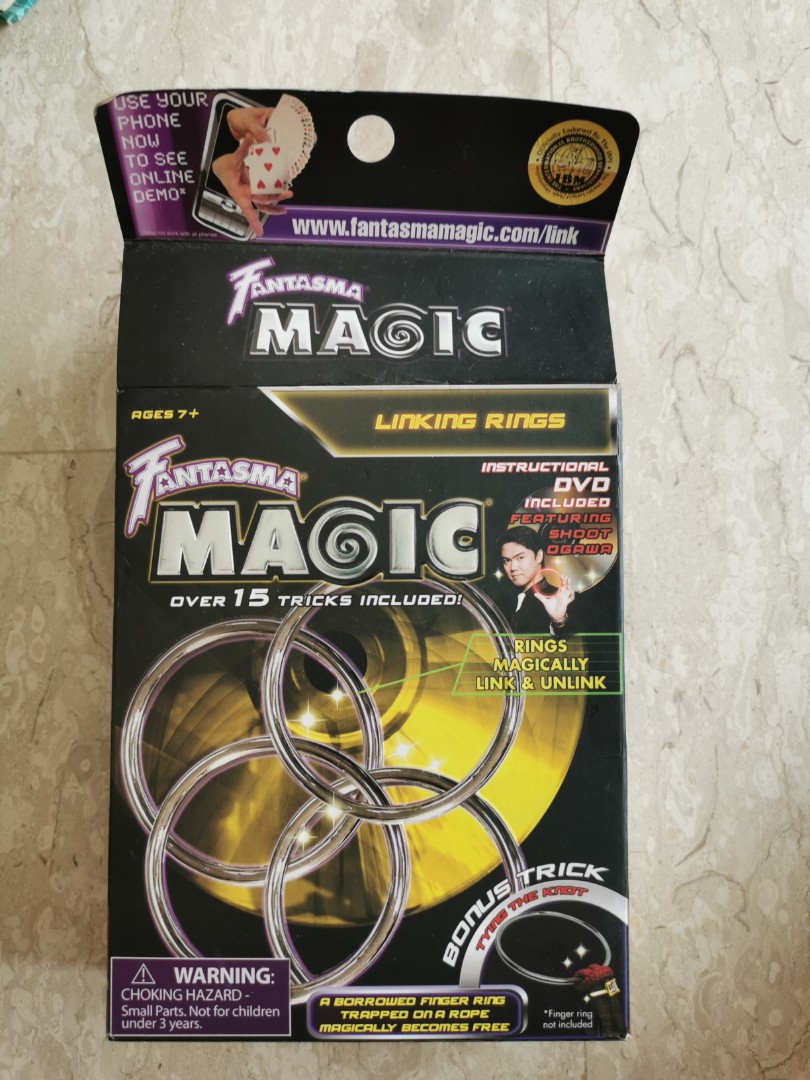 Fantasma Magic Linking Rings, Hobbies & Toys, Toys & Games on Carousell