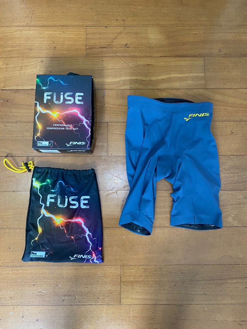 FINIS Male Fuse Jammer Performance Compression Tech Suit Size 22 ...
