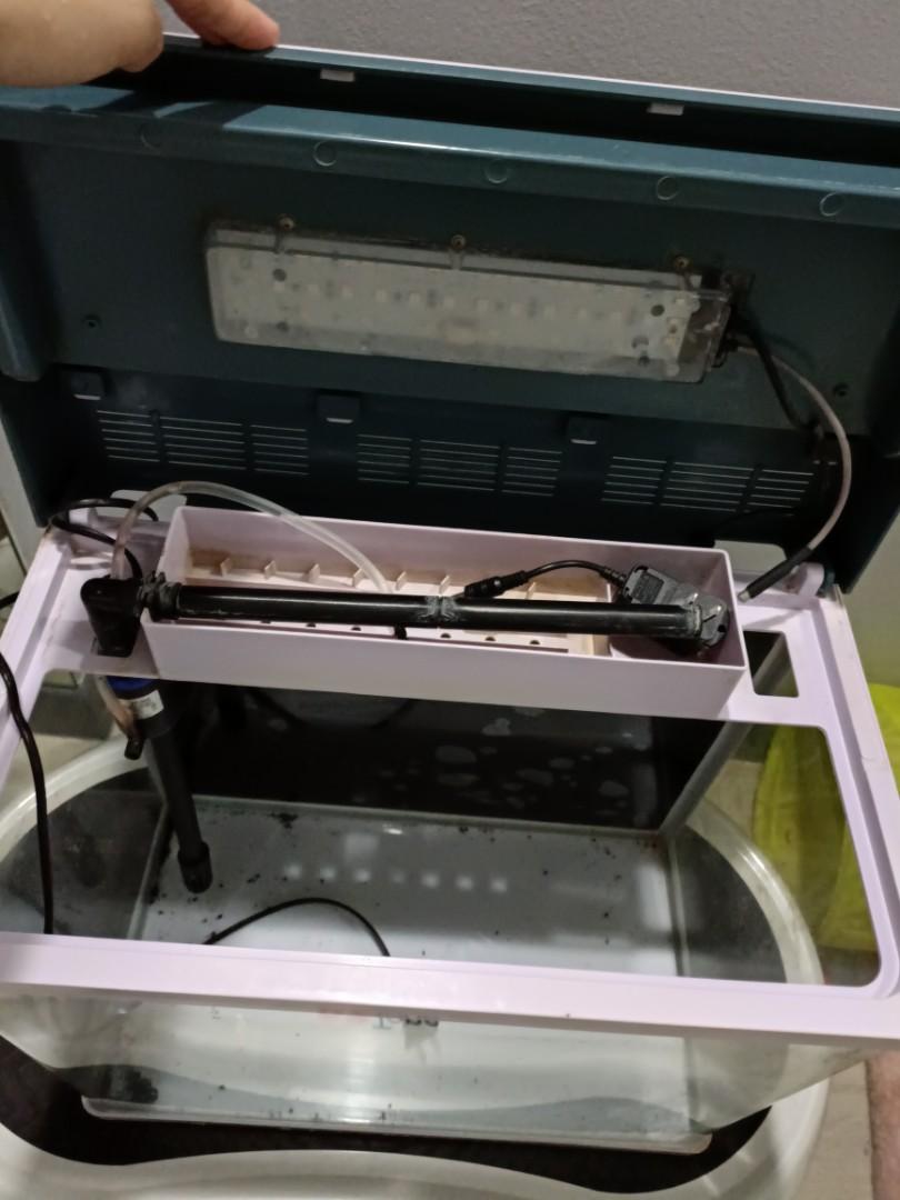 Fish Tank 46cm L x 43cm H x 25cm W, Pet Supplies, Homes & Other Pet ...