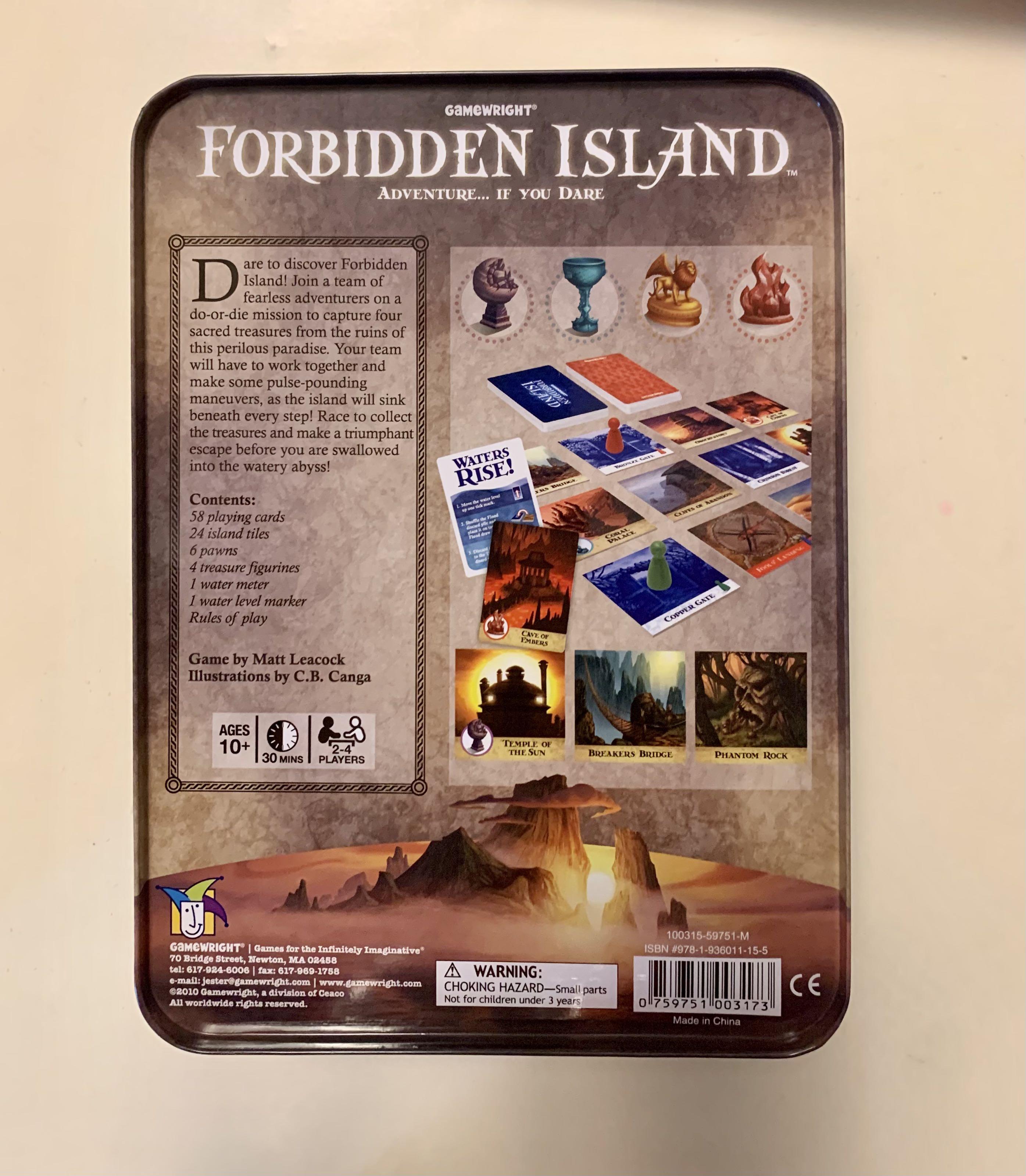 Forbidden Island Board Game, Hobbies & Toys, Toys & Games on Carousell