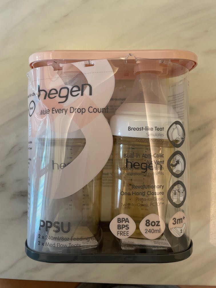 Hegan 3m+ bottles, Babies & Kids, Nursing & Feeding, Breastfeeding ...