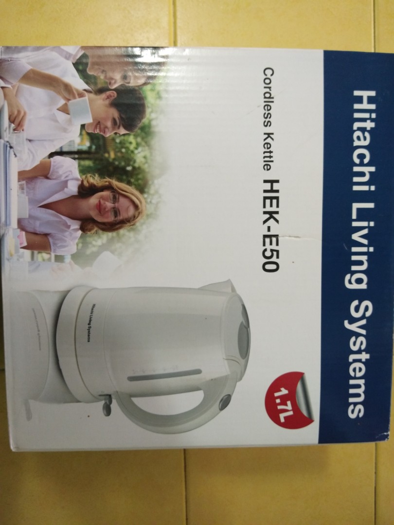 Hitachi Cordless Kettle HEK-E50, TV & Home Appliances, Kitchen ...