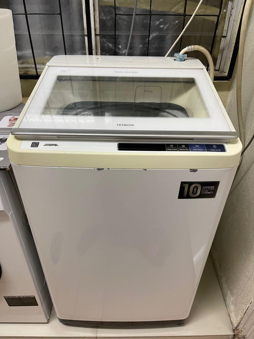 12kg Hitachi Washing Machine Fully Auto Top Loading Power Inverted, TV ...